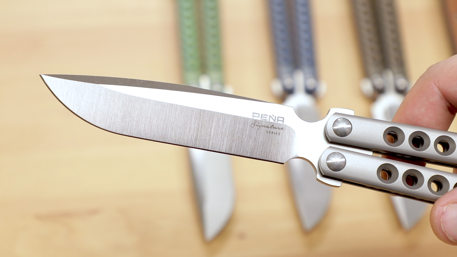 Why You Need a Signature Series Pena-Song Butterfly Knife | KnifeCenter ...
