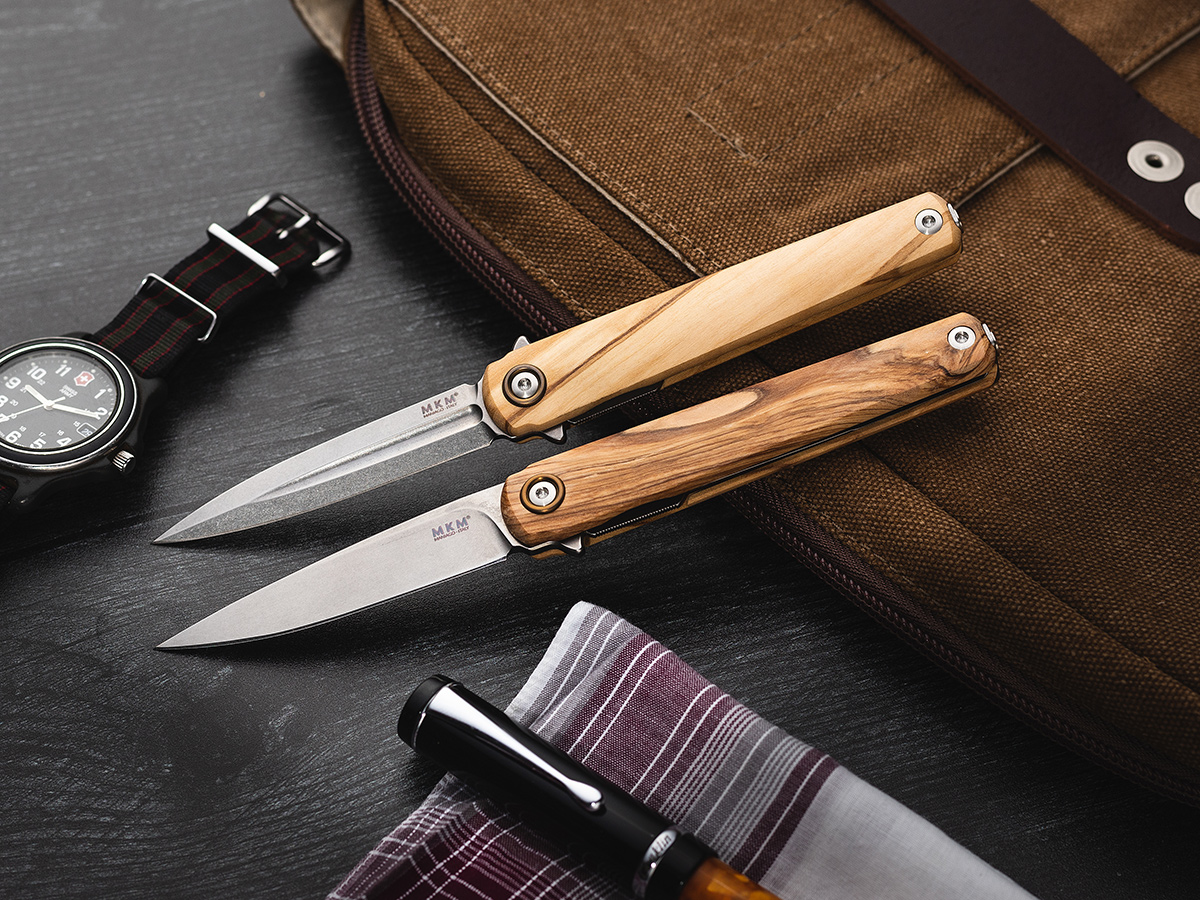 MKM Zieba Flame Light Executive M390 Flippers | KnifeCenter Blog