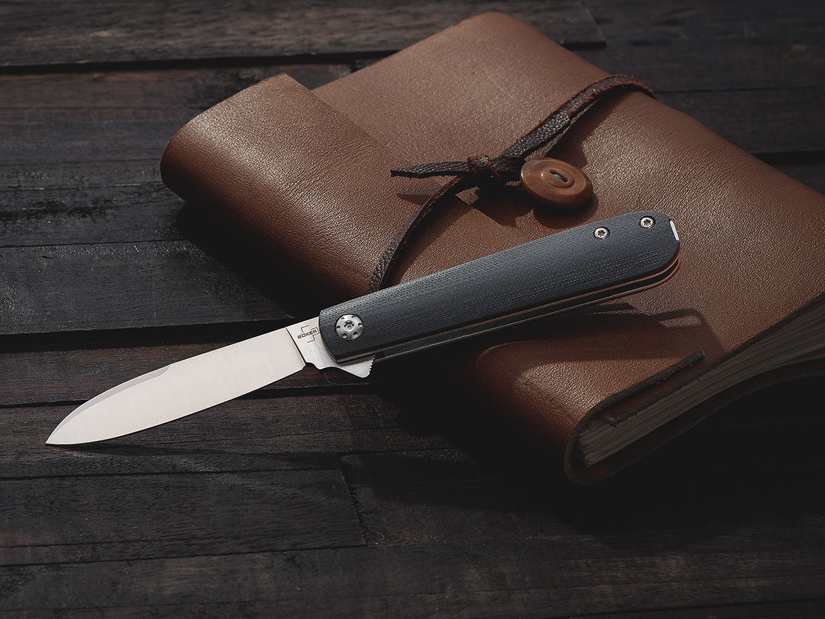 Boker Plus KC Exclusive Double Detent Barlow Flipper | KnifeCenter Blog