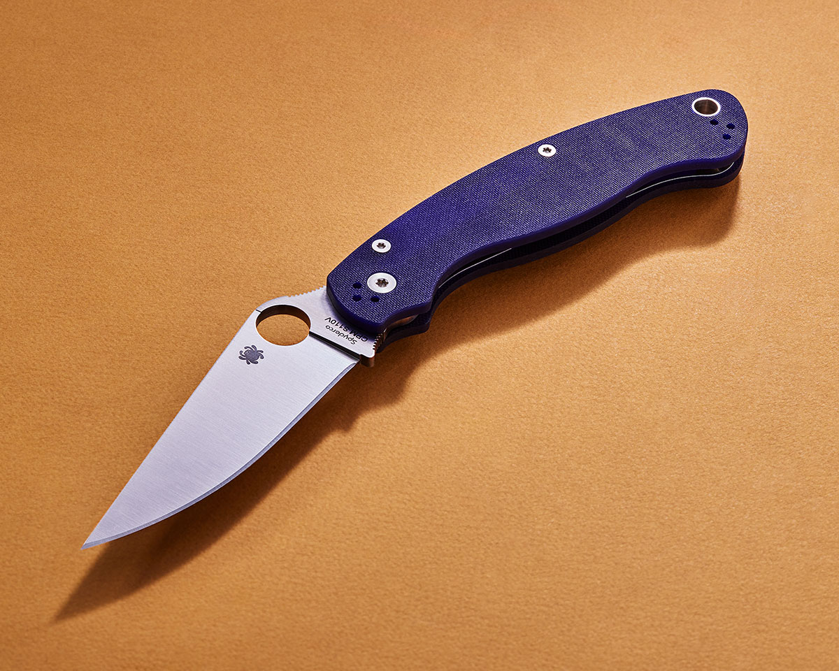Spyderco Blurple G10 Military 2.0 Folder | KnifeCenter Blog